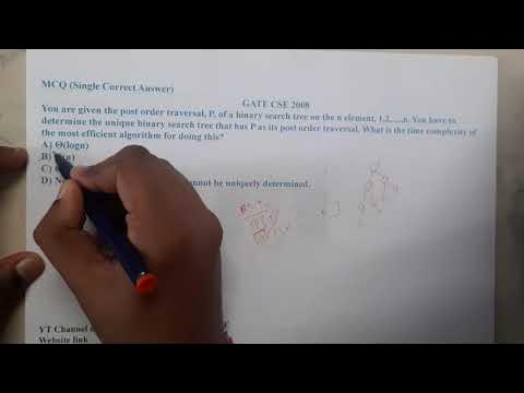 GATE CSE 2008 Q ||Algorithms || GATE Insights Version: CSE - YouTube