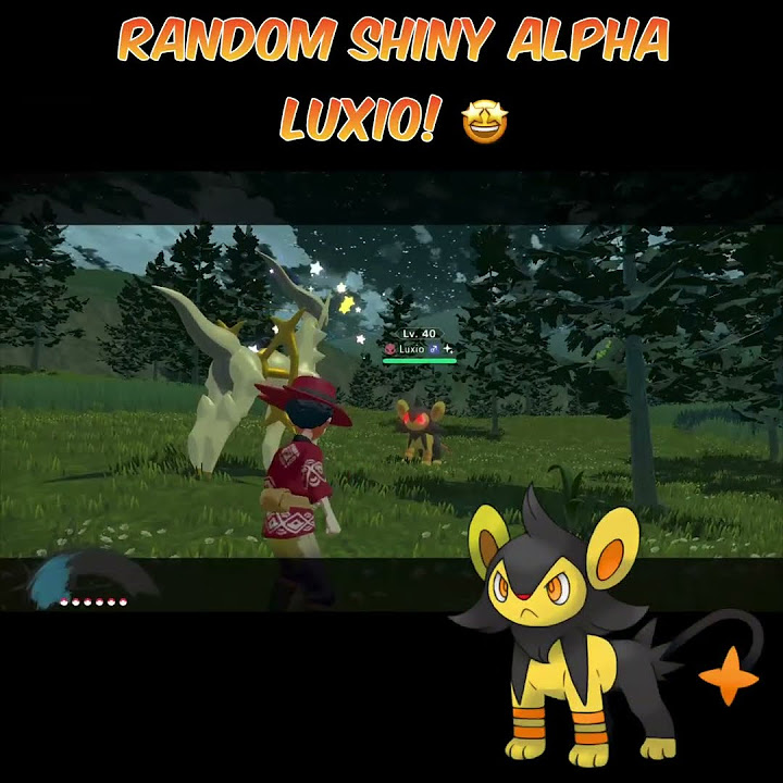 Rare epic shiny alpha Luxio! another shiny alpha evolution line completed! - YouTube
