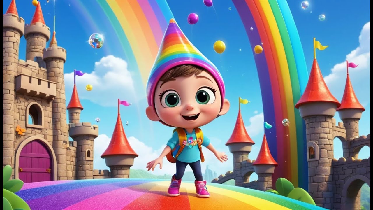 Itsy Bitsy Spider Went Up the Water Spout in Rainbow Castle | Magical ...
