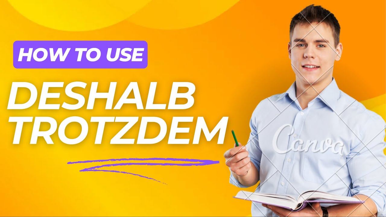 Deshalb and Trotzdem by German Bhasha - YouTube