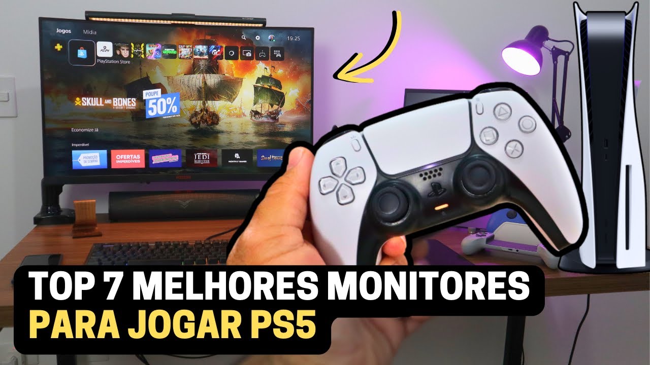 TOP 7 MELHORES MONITORES GAMER para JOGAR PS5 (PLAYSTATION 5) 4K/ 120 ...