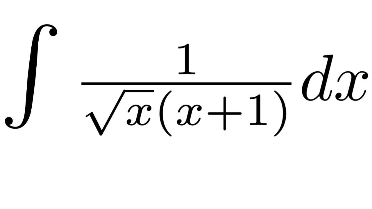 COOL u-substitution! | Integration Tricks! - YouTube
