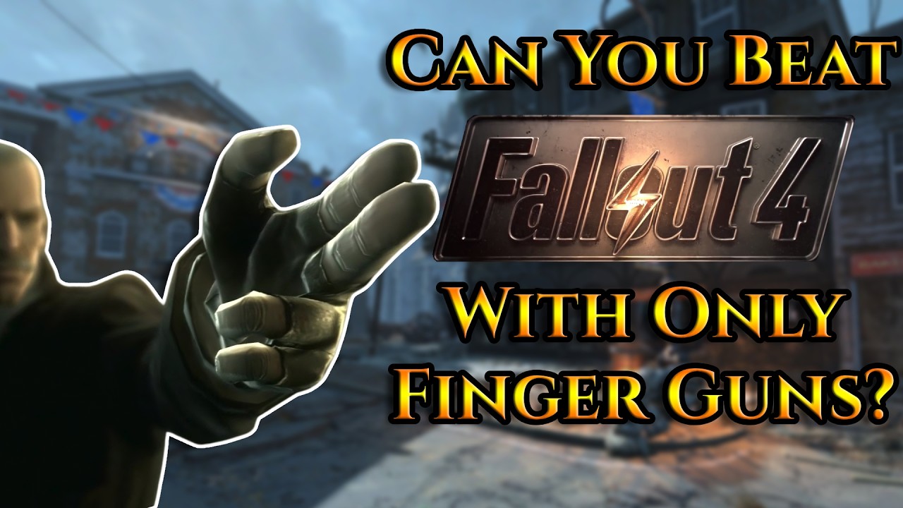 Can You Beat Fallout 4 With Only Finger Guns? - YouTube