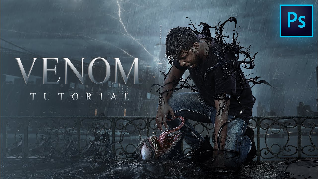 How to turn your self into the Venom! Editing your photos | Venom ...