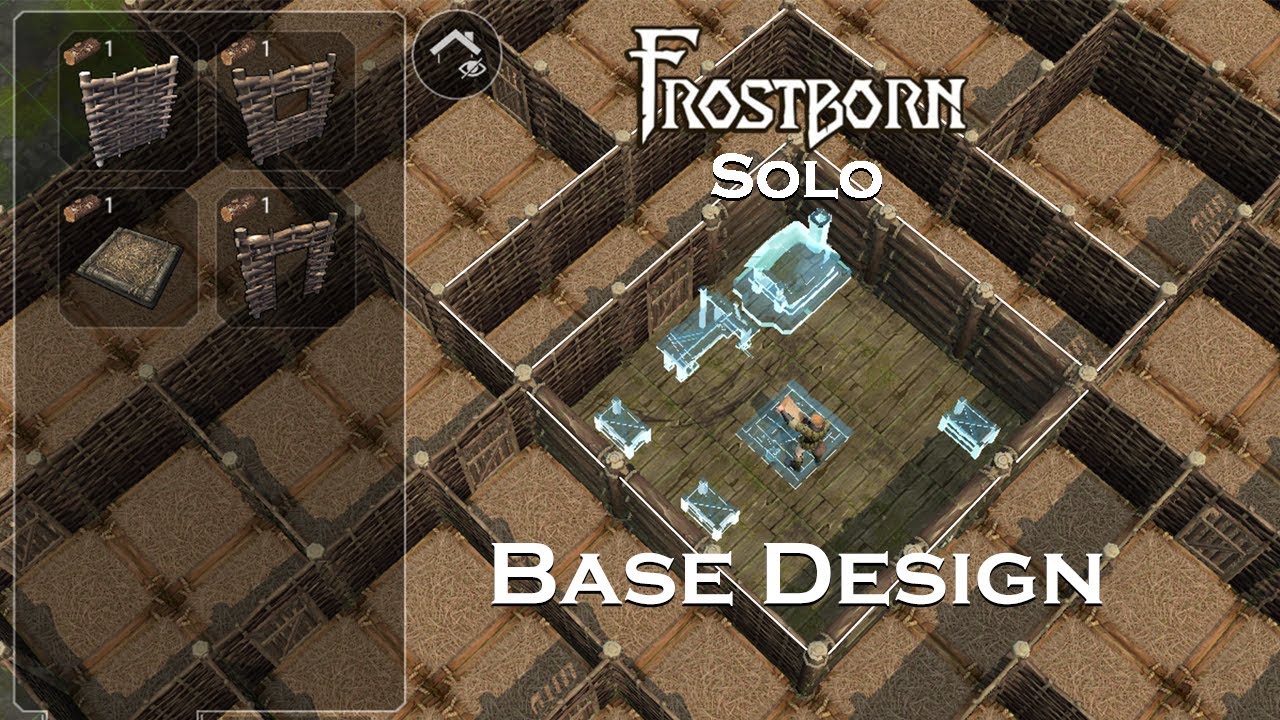 The best Frostborn base design tutorial for solo players 2025 on mobile ...