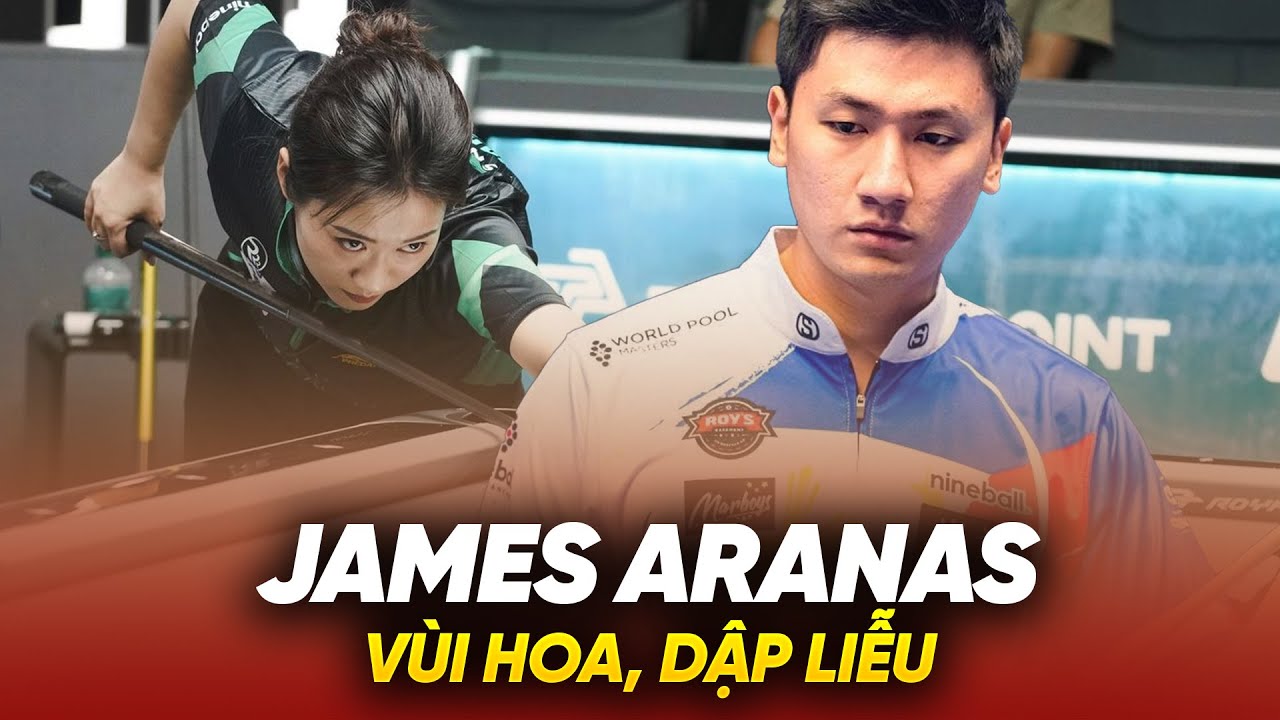 KHI JAMES ARANAS VÙI HOA, DẬP LIỄU - YouTube