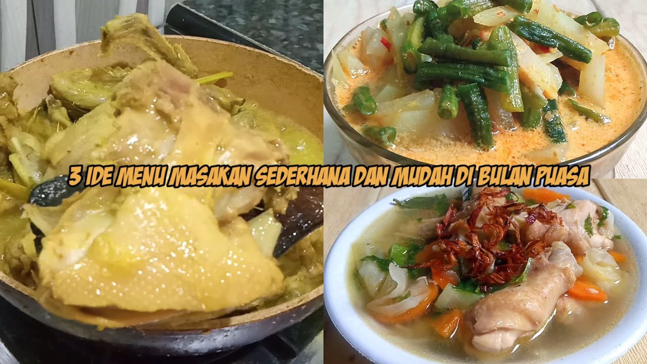 SET MENU MASAKAN MUDAH DAN ENAK!! COCOK BANGET UNTUK MENU BUKA DAN ...