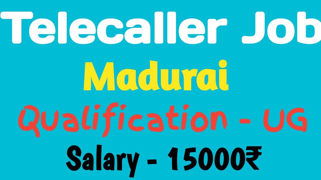 Telecaller job | Madurai Job's | Telemarketing executive | # ...