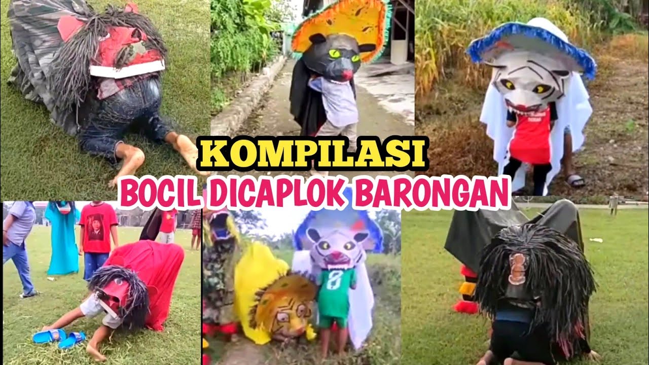 Seru‼️Kompilasi Bocil Dicaplok Barongan Ember Yang Tertangkap Kamera ...