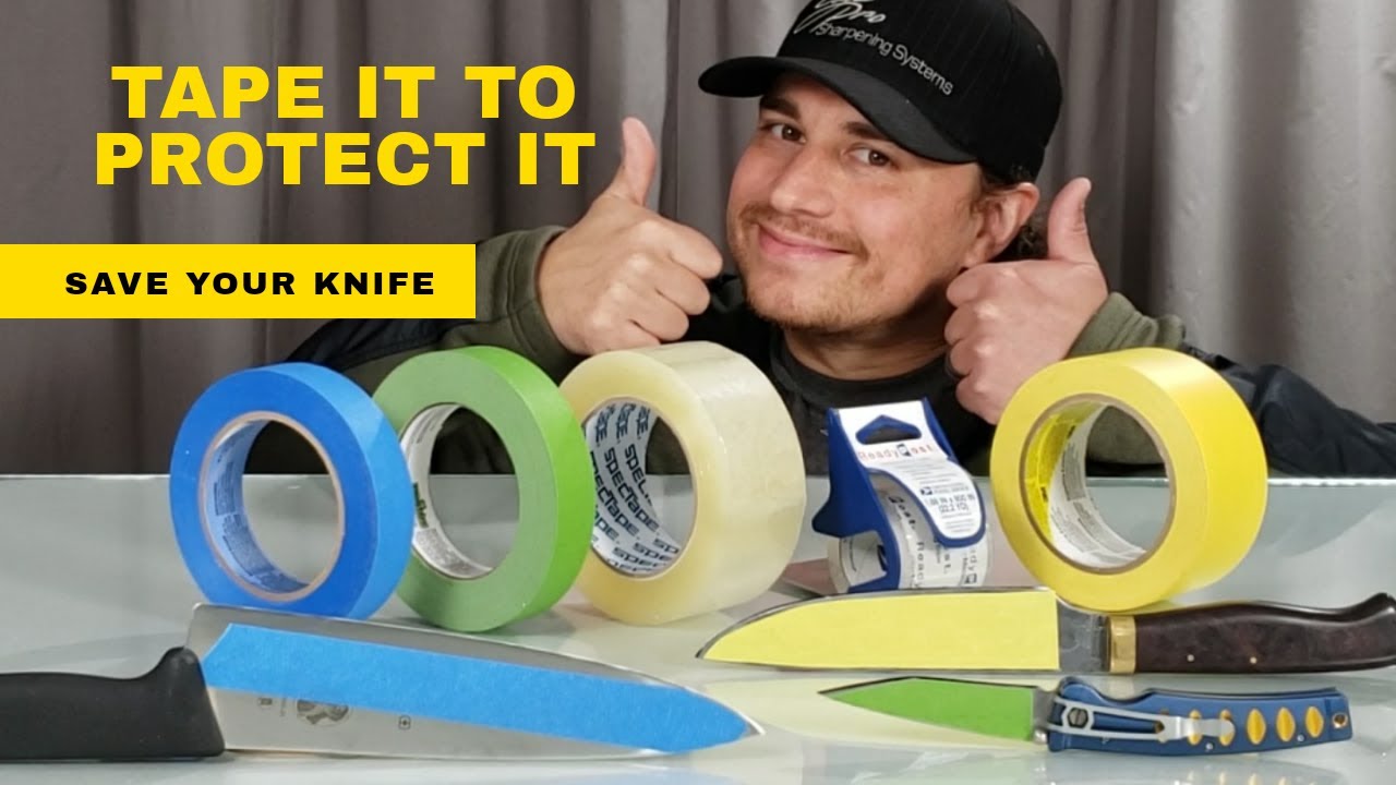 HOW TO PROTECT YOUR KNIFE WHEN SHARPENING - YouTube