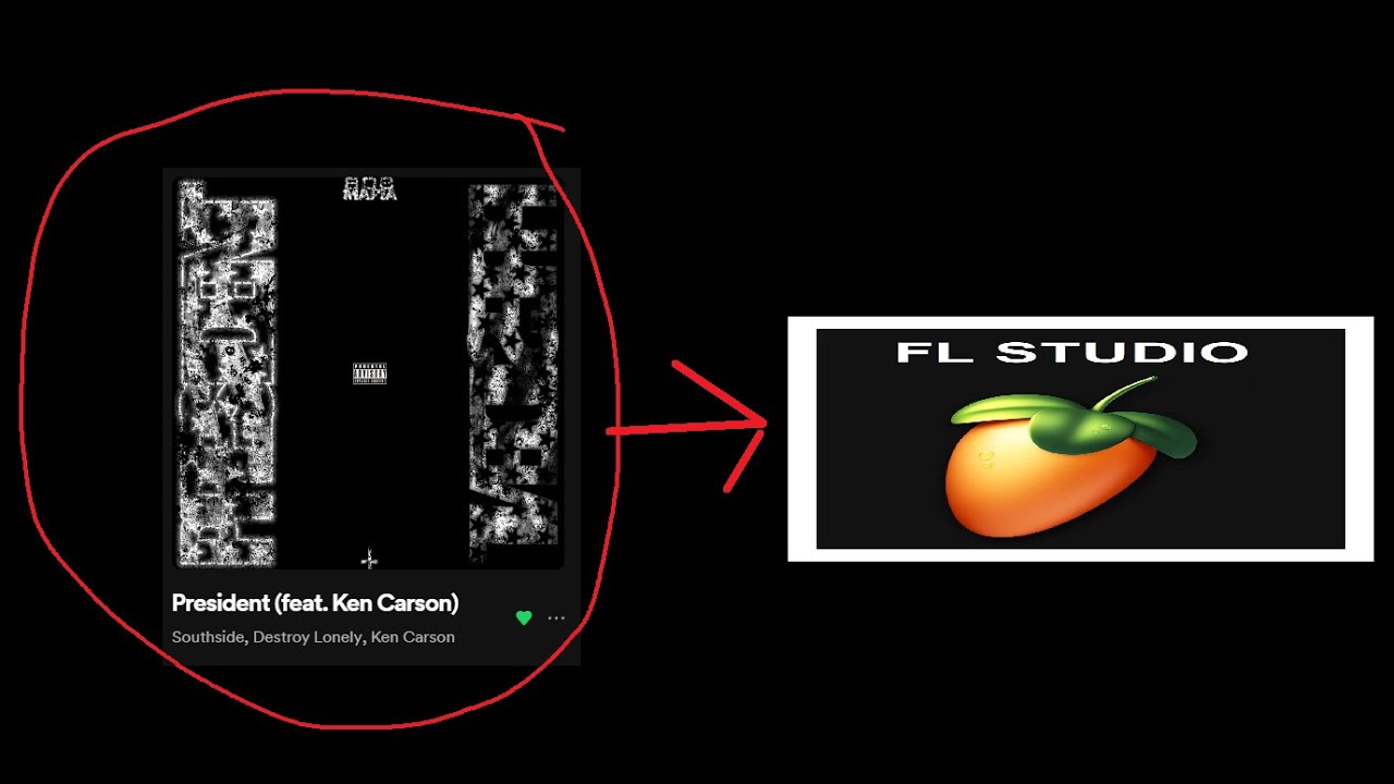 How President by Ken Carson and Destroy Lonely was made on FL studio ...