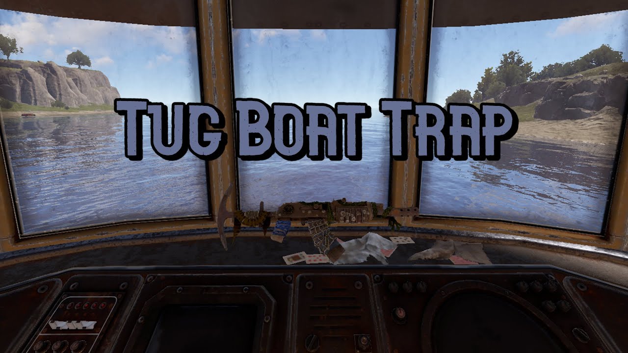 Tug boat trap base in rust - YouTube