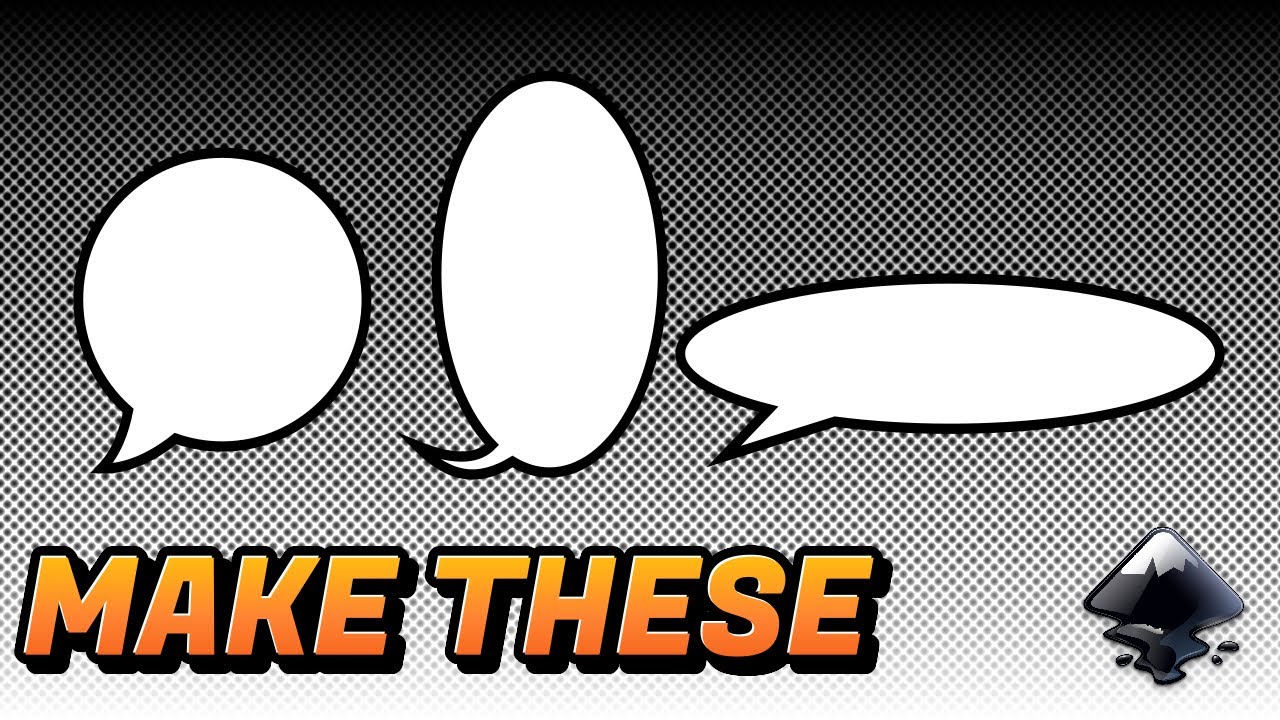 How to Create a Speech Bubble in Inkscape using Path Effects (Tutorial ...