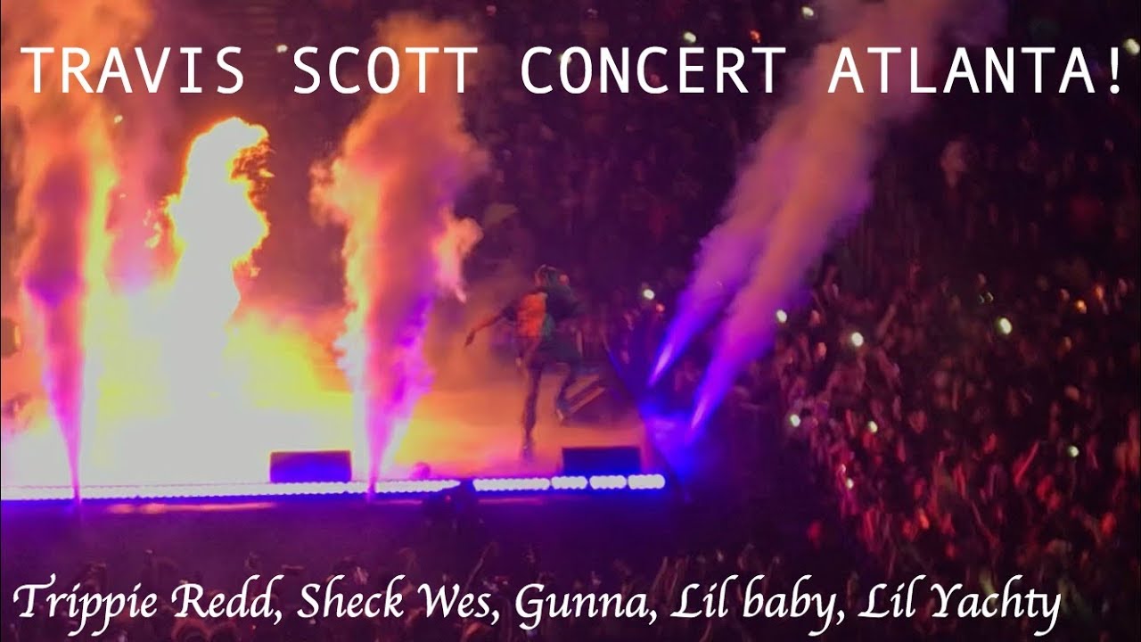 TRAVIS SCOTT astroworld Atlanta!!! *Sheck Wes, Trippie redd and more ...