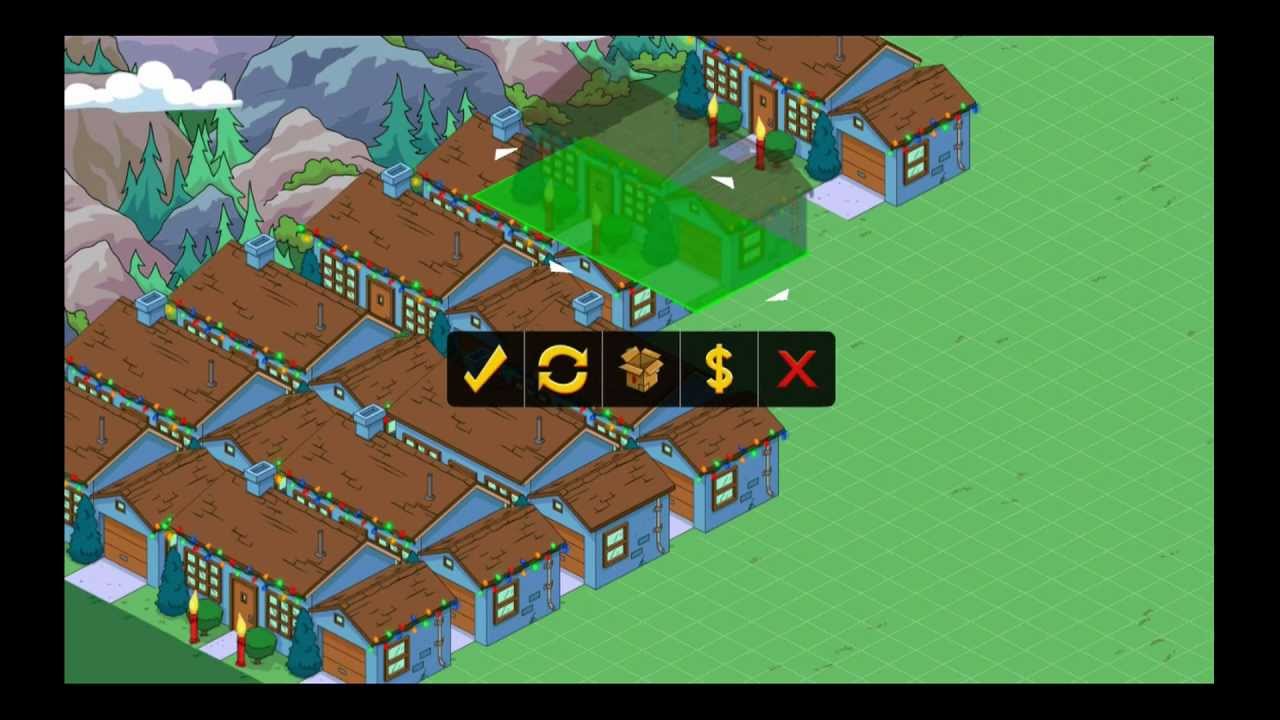 The Simpsons Tapped Out Blue Houses End Game - YouTube