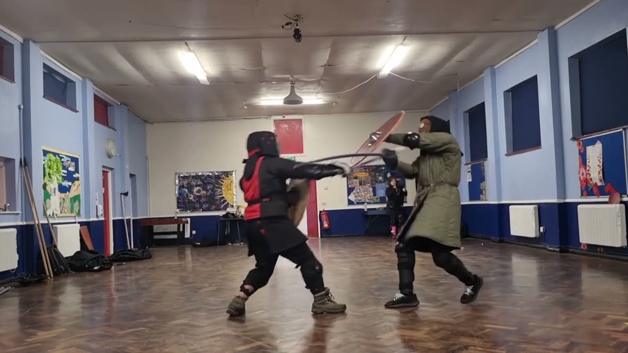 Sabre and Shield Sparring [ Viking HEMA ] Kievan Rus / Eastern Swordplay - YouTube