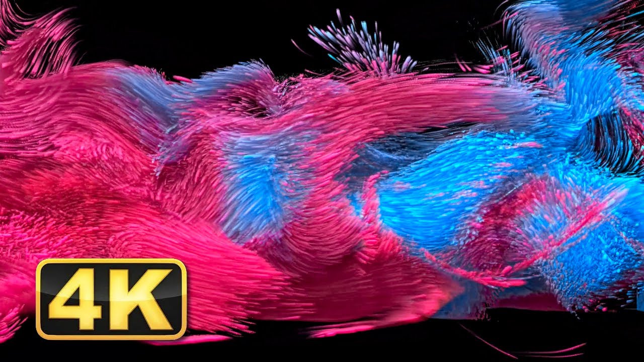 4K Hypnotic Particle Waves | Relaxing Meditation Music for Deep Sleep ...