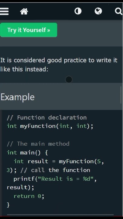 Two Ways Of Writing C Functionsarvindprogramming Youtube