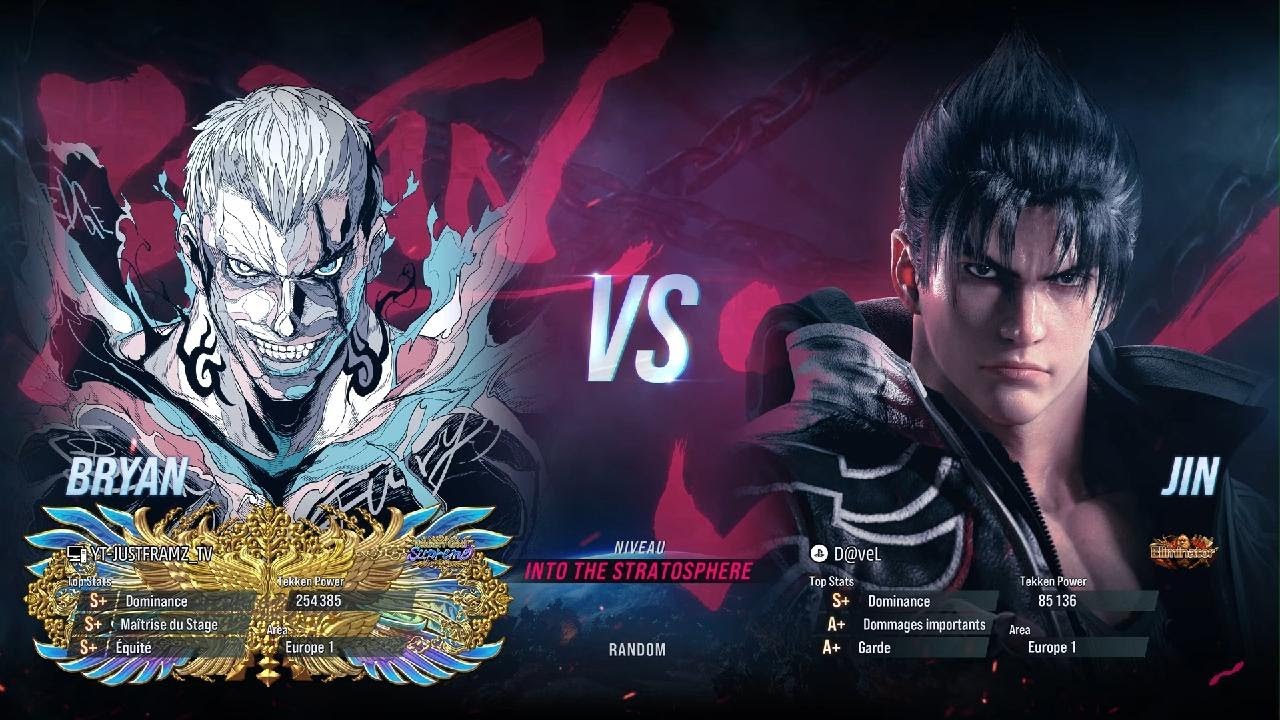 TEKKEN8 YT JustFramz Tv (Bryan) vs D@ve'L(Jin) - YouTube