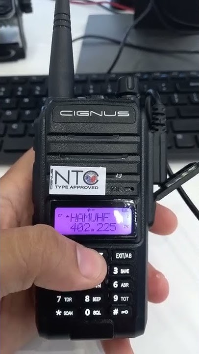 Programming of Cignus UV-86 Part 1 - YouTube