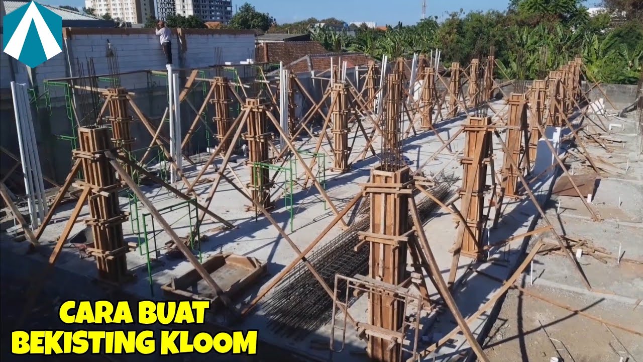 Cara buat bekisting kolom || how to make column formwork - YouTube