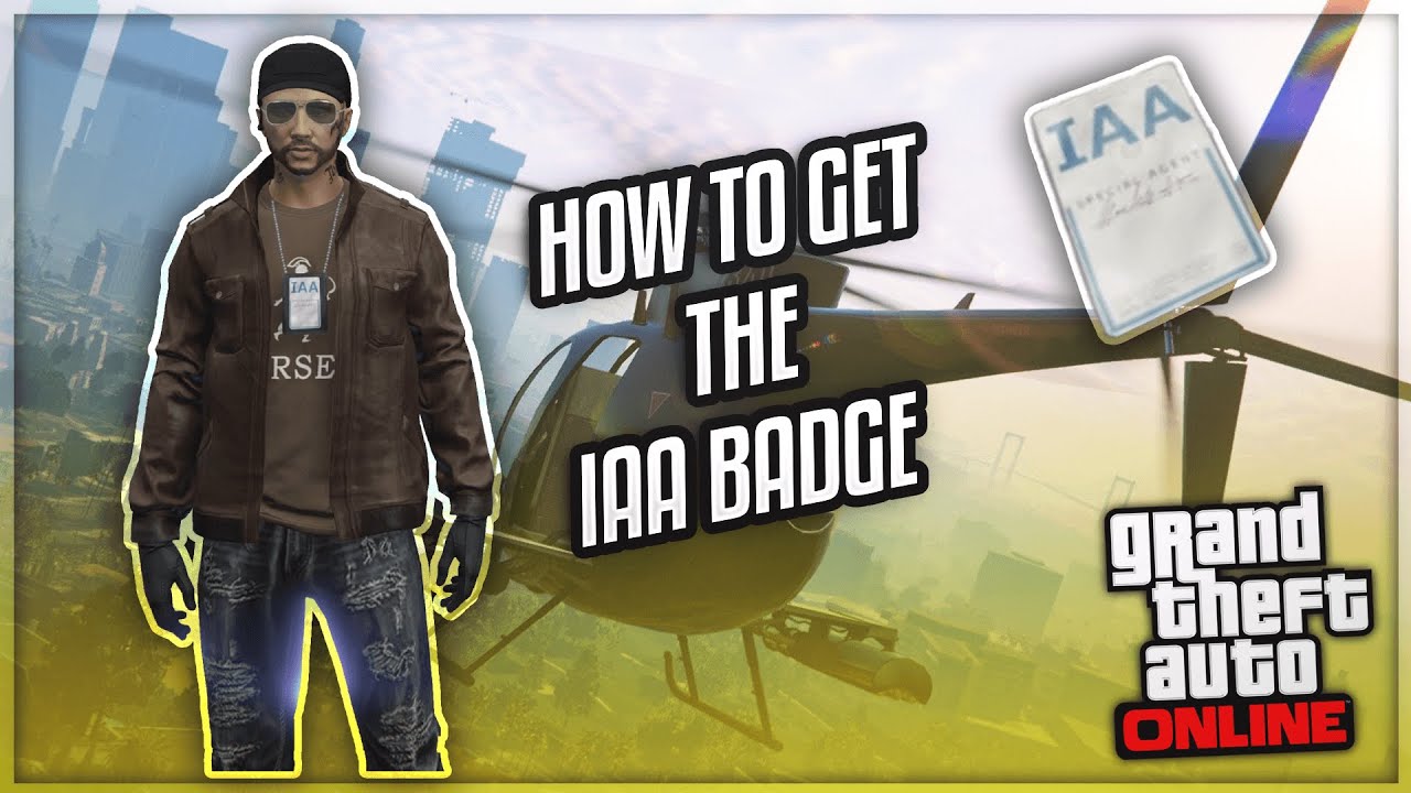 HOW TO GET THE IAA BADGE ON GTA 5 Online (FAST & EASY) PS5/XBX/PC - YouTube