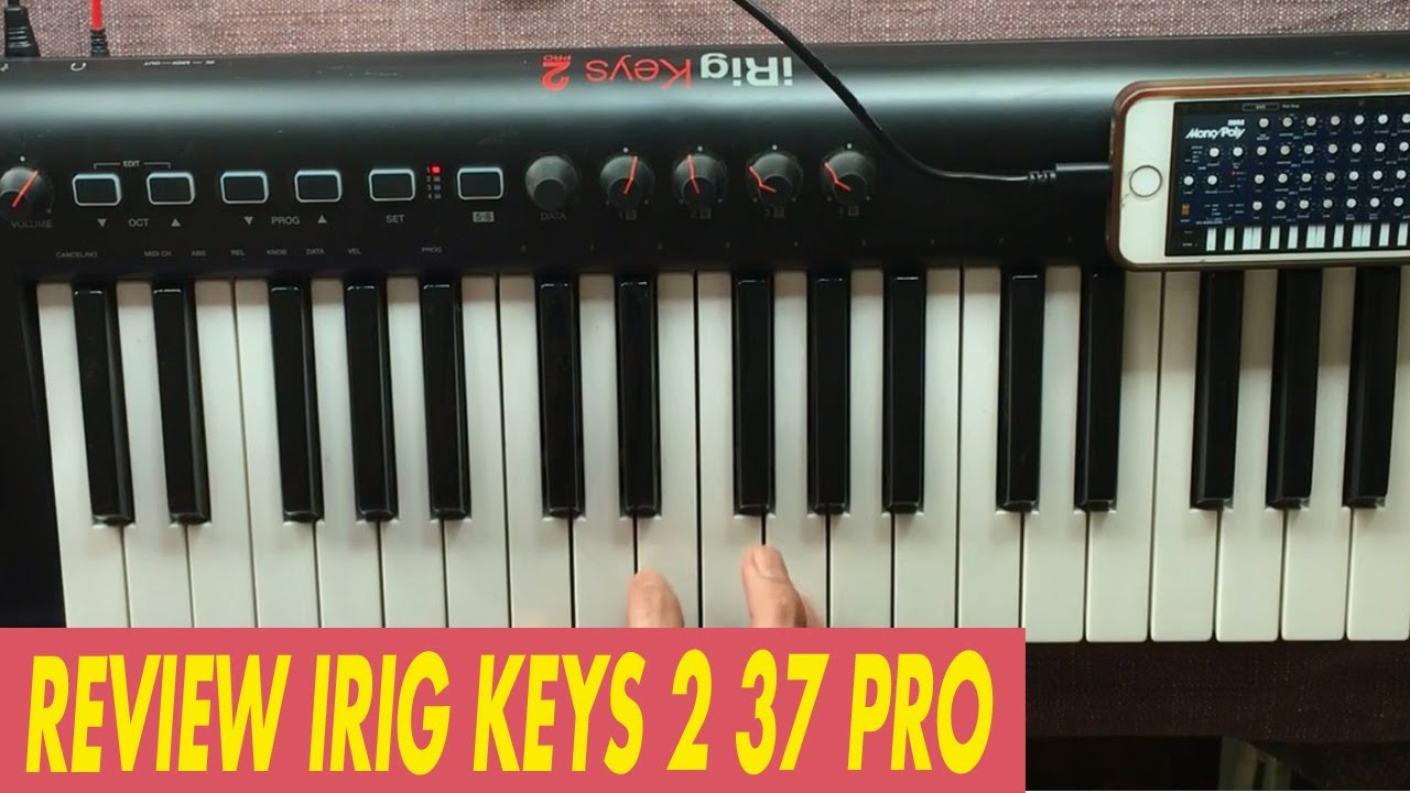 Review Irig Keys 2 37 Pro - El mejor controlador midi? - YouTube