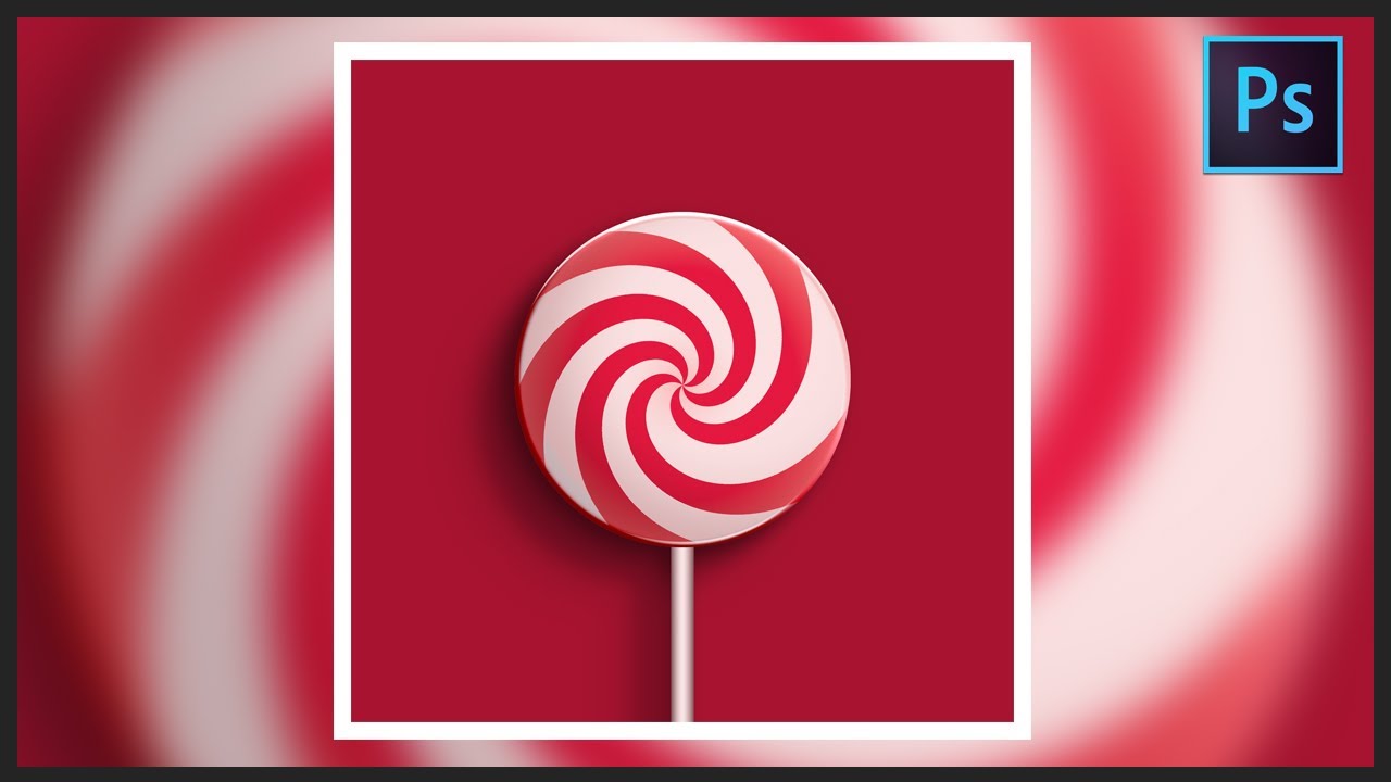 [ Photoshop Tutorial ] How to Create Lollipop in Photoshop - YouTube