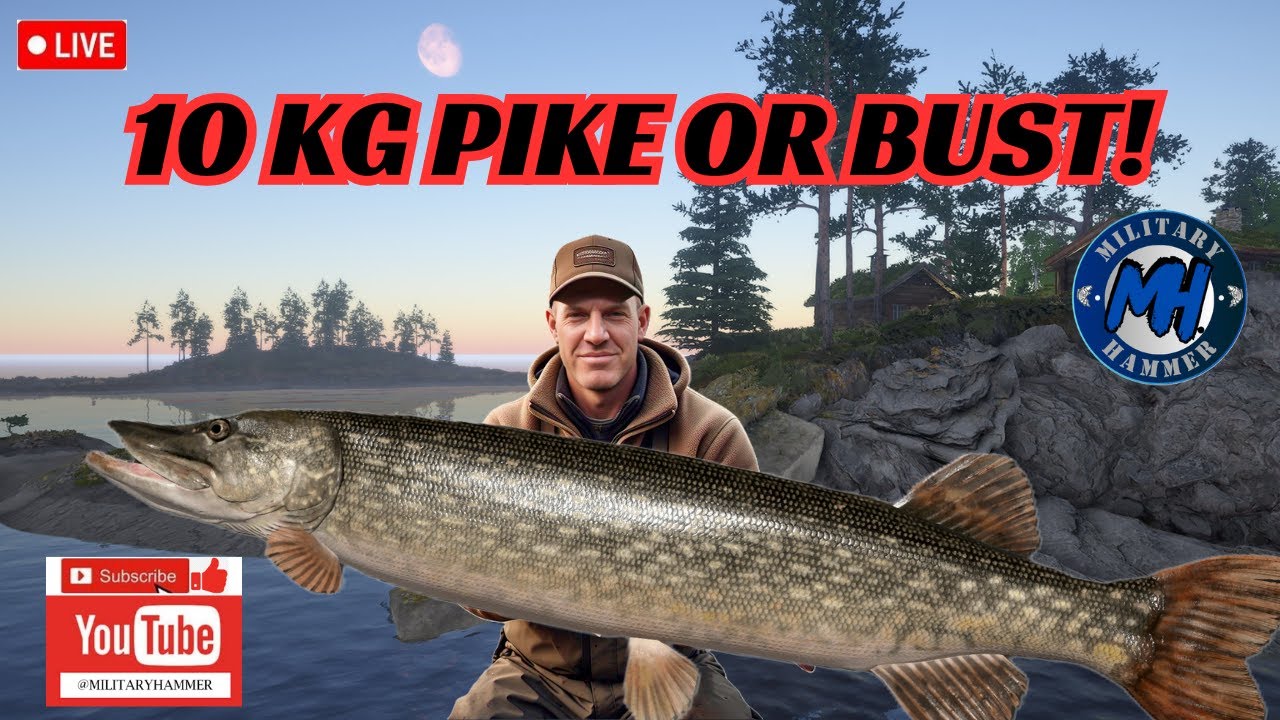 10 KG PIKE OR BUST --- LETS GOOOOO 🫡 - Russian Fishing 4 - YouTube