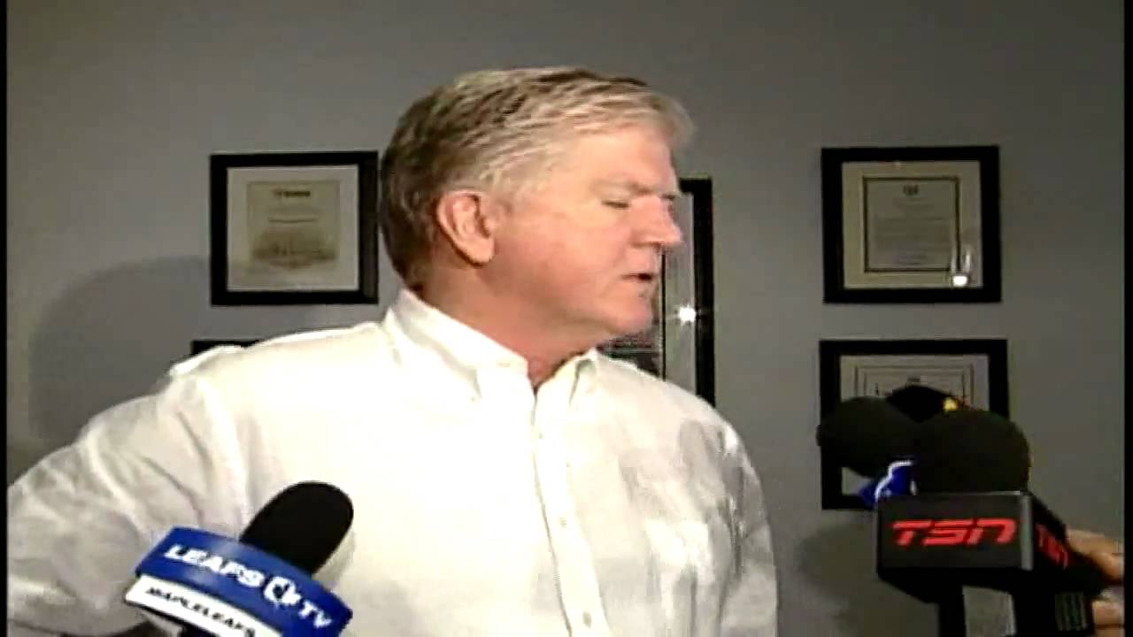 Brian Burke Tells The Media Why He Was In Boston - YouTube