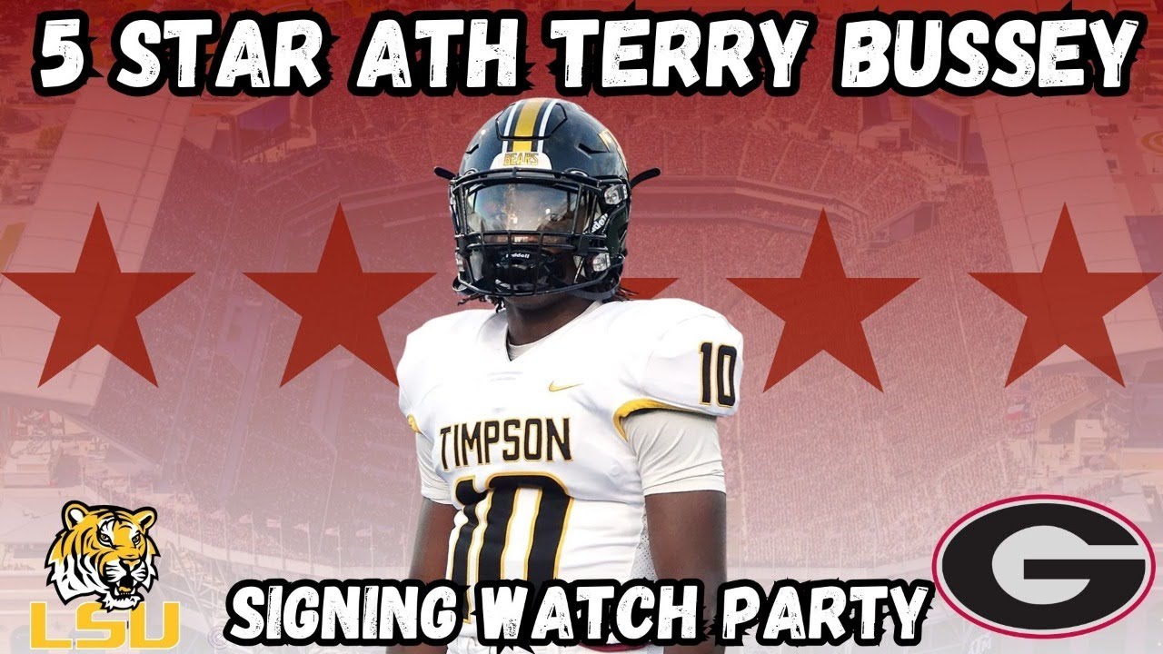 5 Star Terry Bussey #1 Ath in the 2024 Class Signing Watch Party Will ...
