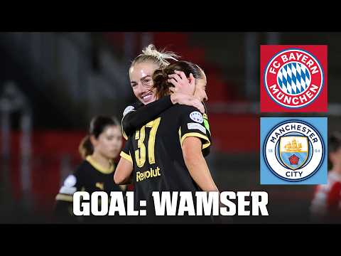 GOAL! 2-2: Wamser grabs late equaliser for Man City vs. Bayern | UEFA Women’s Champions League