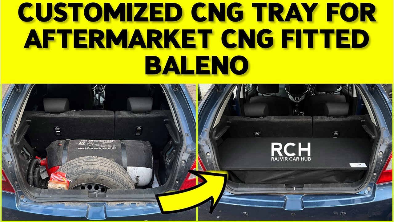 Customized tray for Aftermarket fitted CNG in Baleno | Baleno CNG tray ...