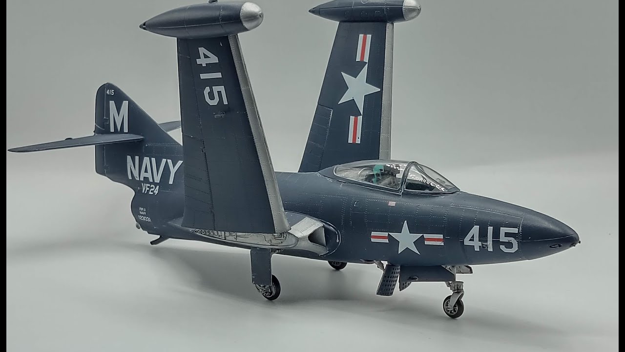 US Navy Grumman F9F Panther (Trumpeter 1/48) Model Build, 49% OFF