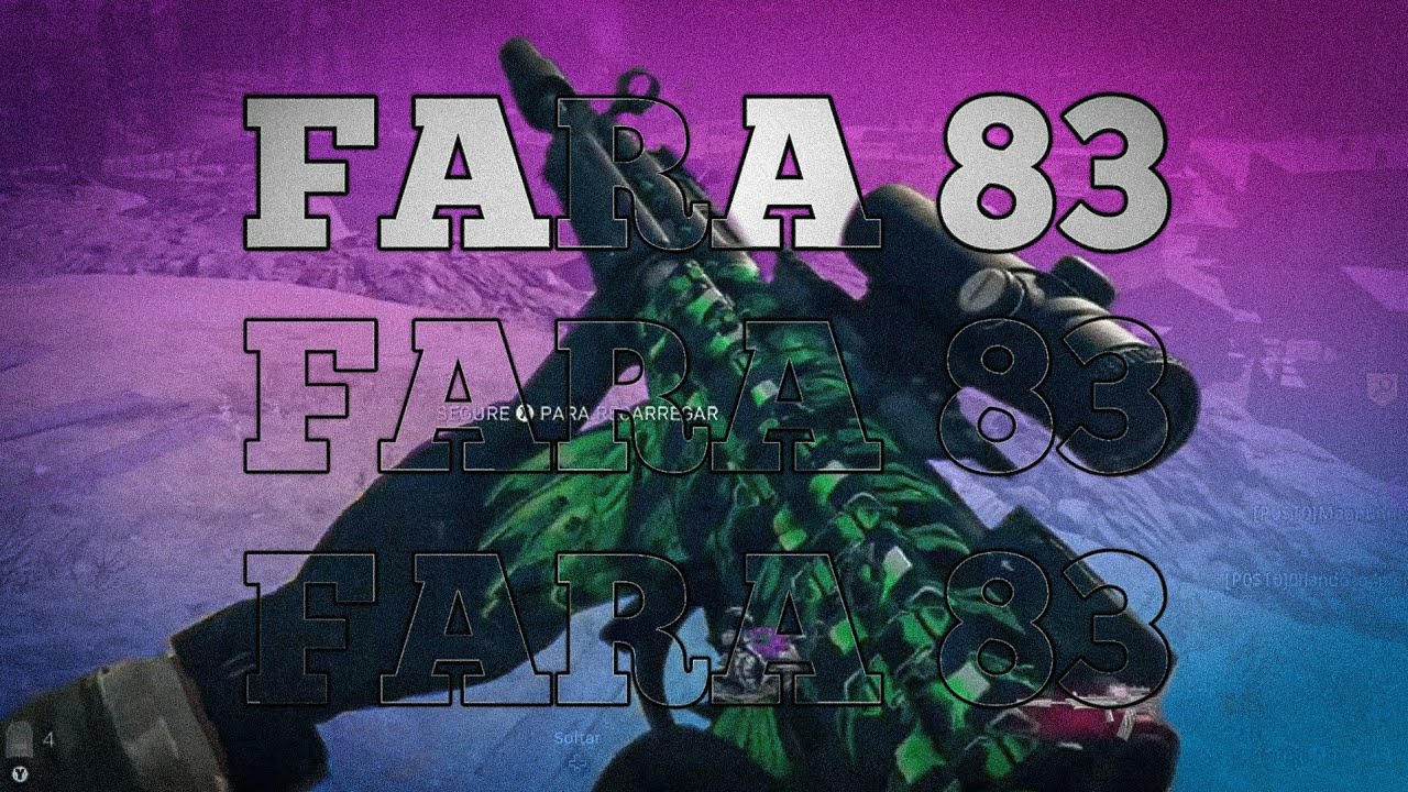 A FARA 83 ESTÁ SURPREENDENTE! MELHOR CLASSE FARA 83 | CALL OF DUTY ...