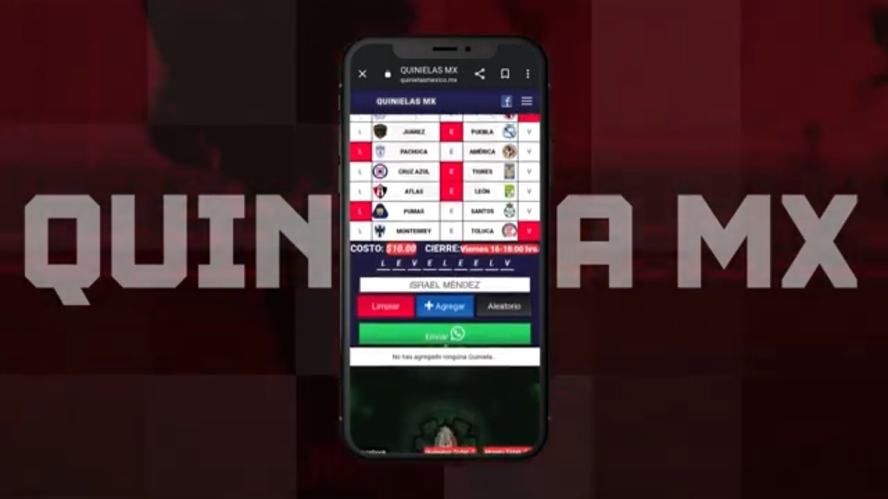 FUNCIONAMIENTO DE QUINIELAS MX🇲🇽 - YouTube