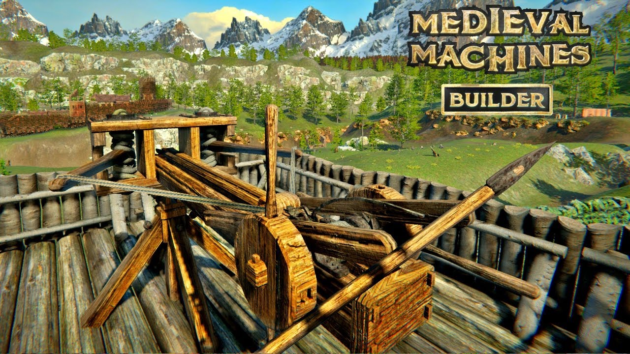 DREWNIANY FORT ⚒ #4 ⚔ Medieval Machines Builder PL - YouTube