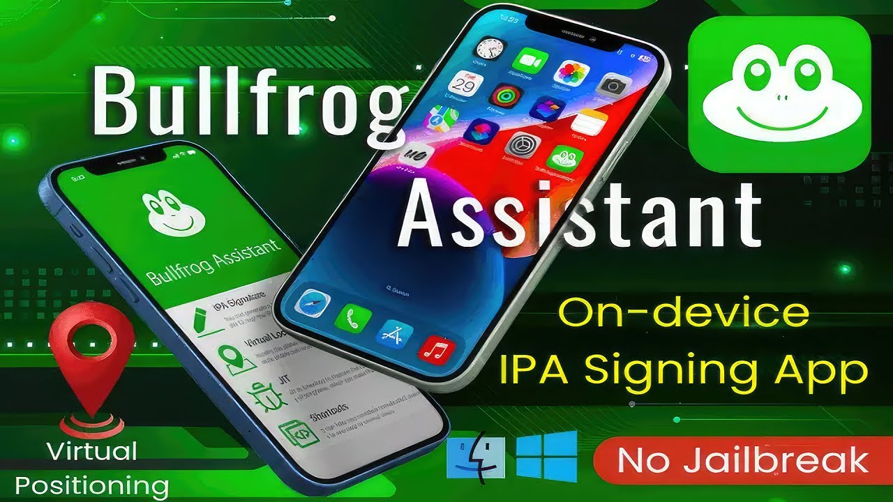 Hướng Dẫn Cài Đặt Bullfrog Assistant & Gia Hạn Chứng Chỉ App Bên Thứ 3 Cho iOS Không Cần PC - 4K ...