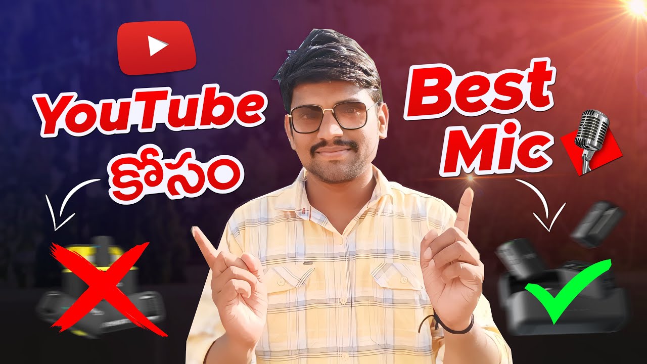 Best Budget Mic for Youtube in Telugu | Best Wireless Mic For Youtube ...