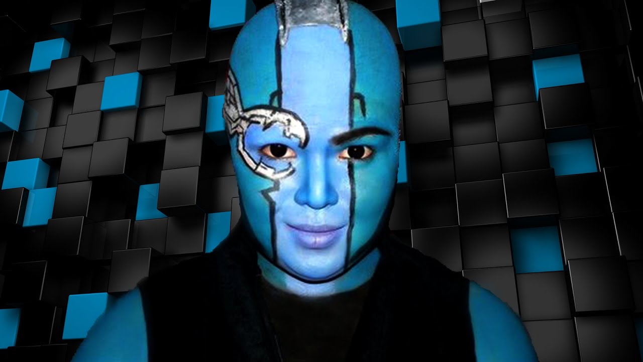 Guardians of the galaxy - How to do Nebula makeup tutorial! - YouTube