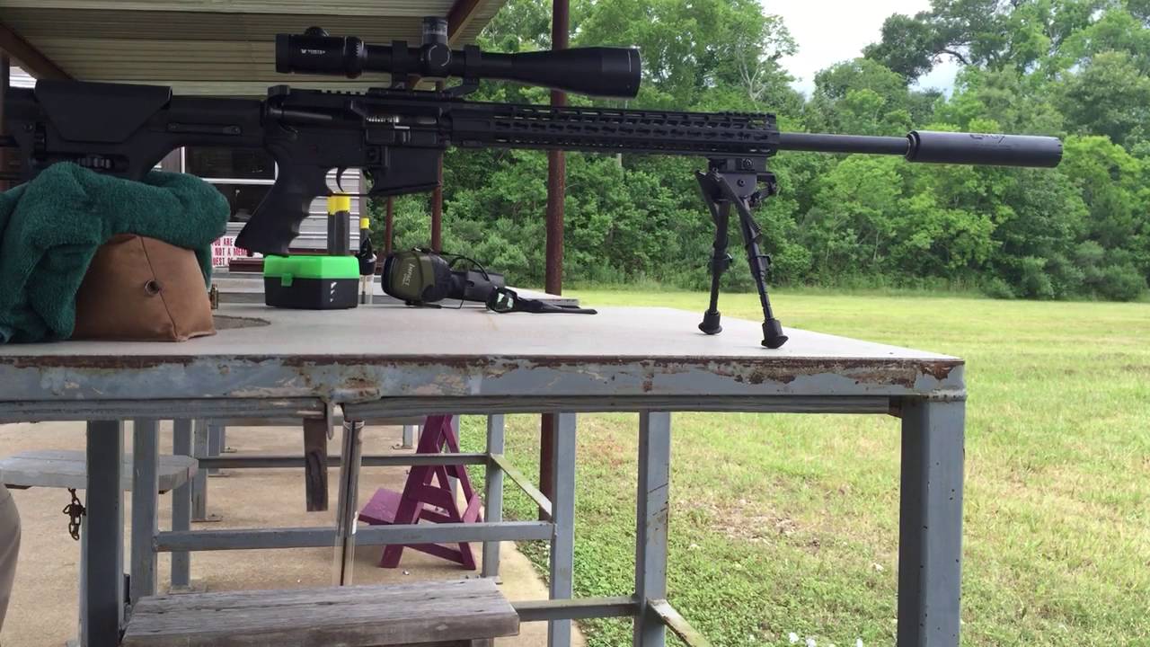 7mm VAR with the Crux PM Ark 30 cal suppressor - YouTube