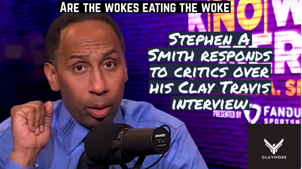 Stephen A Smith responds to critics of his Clay Travis interview - YouTube
