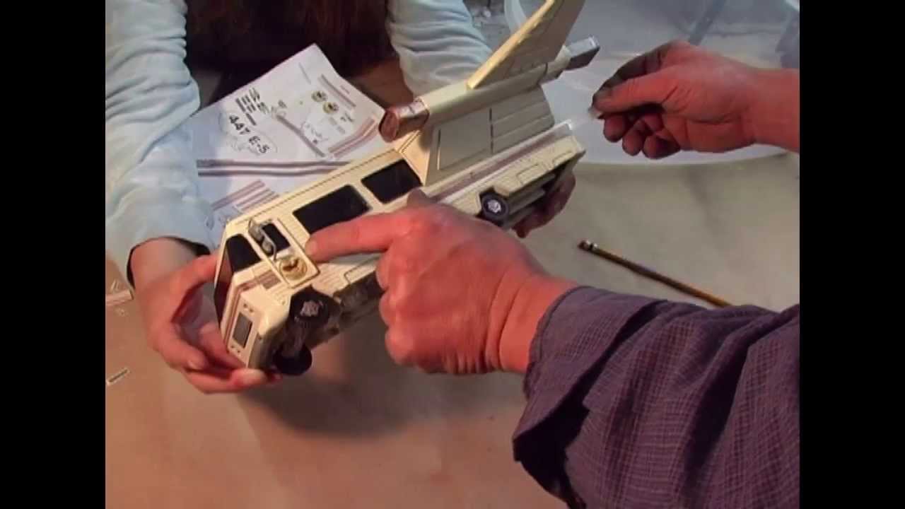 SPACEBALLS Eagle 5 Model kit Build-up Tutorial - YouTube