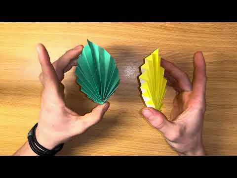 Easy Origami Leaf Leaves DIY Origami Paper Crafts Tutorial For Easy Beginners - YouTube