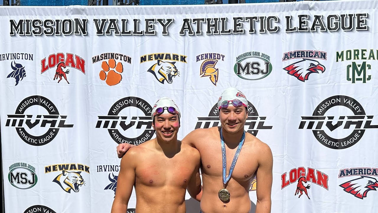Don & Ray 50y Free Boys Varsity at MVAL Championship 2024 - YouTube