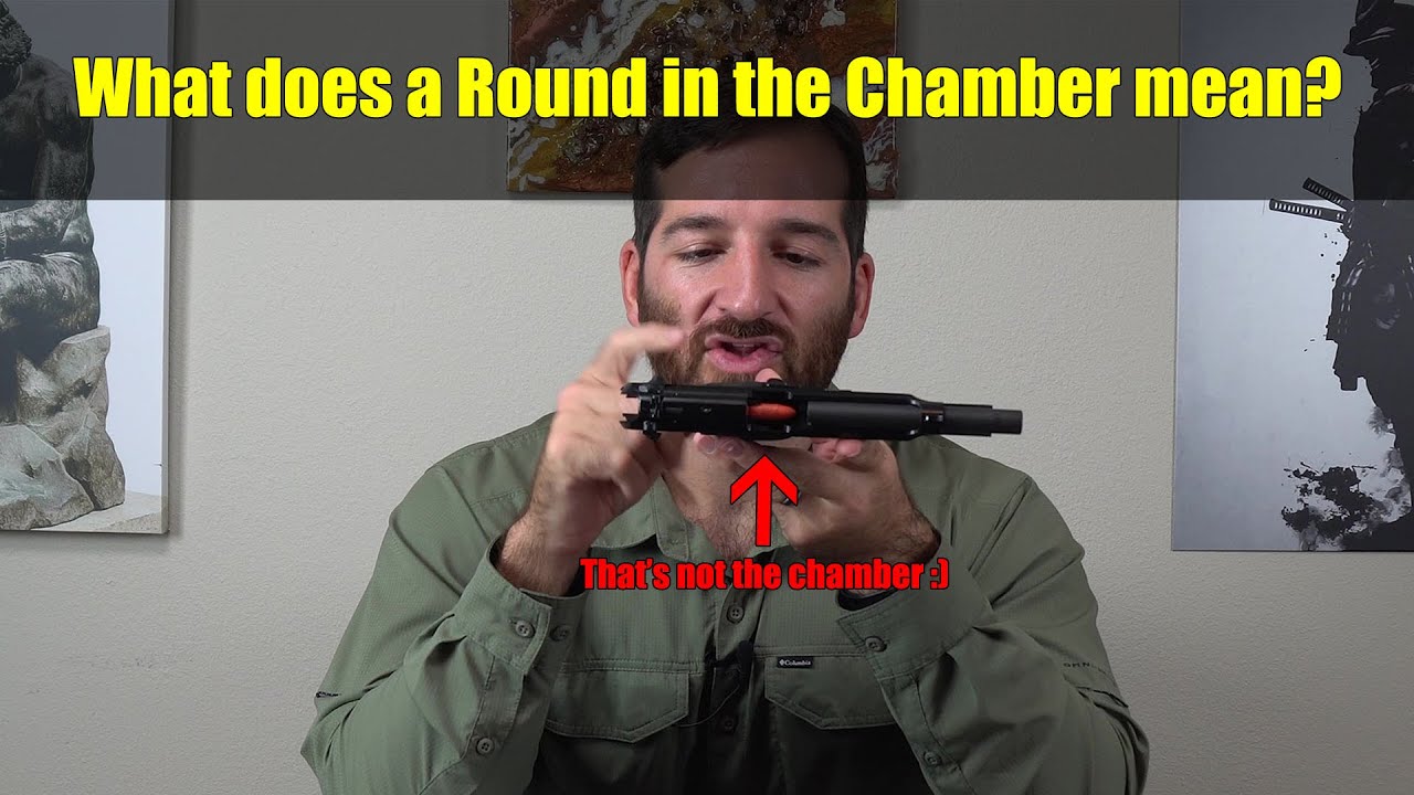 What does a round in the chamber mean? - YouTube