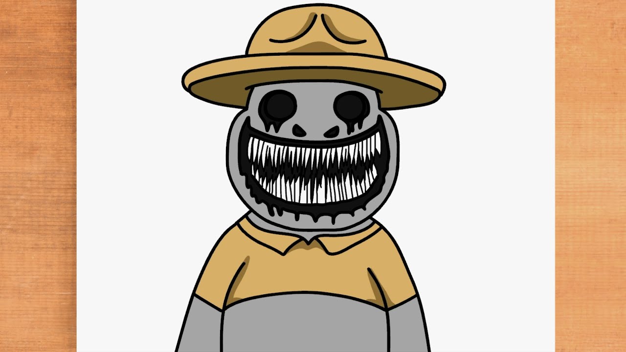 How to draw Zoonomaly Guard - YouTube