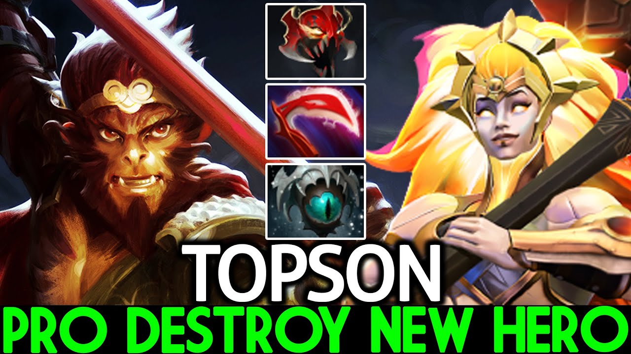 TOPSON [Monkey King] Pick His Master Hero Counter New Hero Dota 2 - YouTube