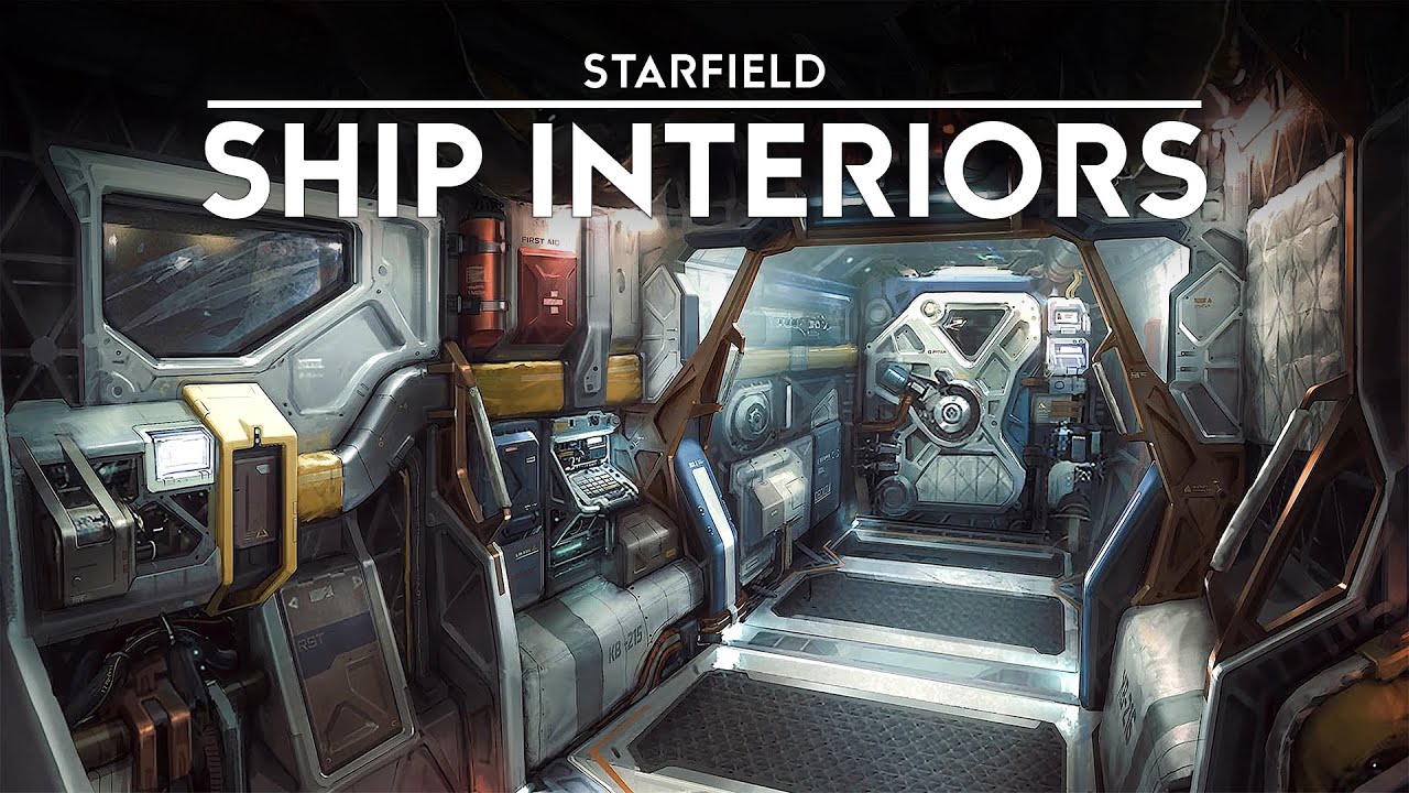 Starfield - Space Ship Interiors and Space Flight? - YouTube