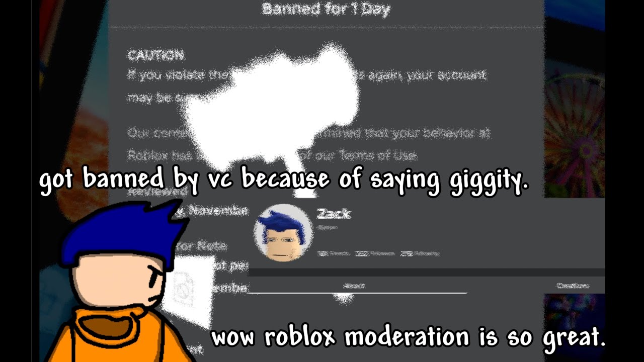 roblox moderation is great. - YouTube